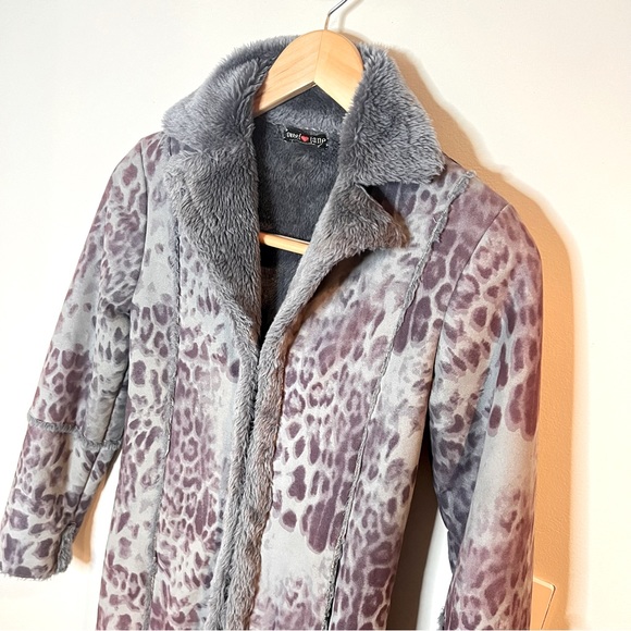 Jackets & Coats | Y2k Funky Leopard Print Faux Fur Jacket | Poshmark